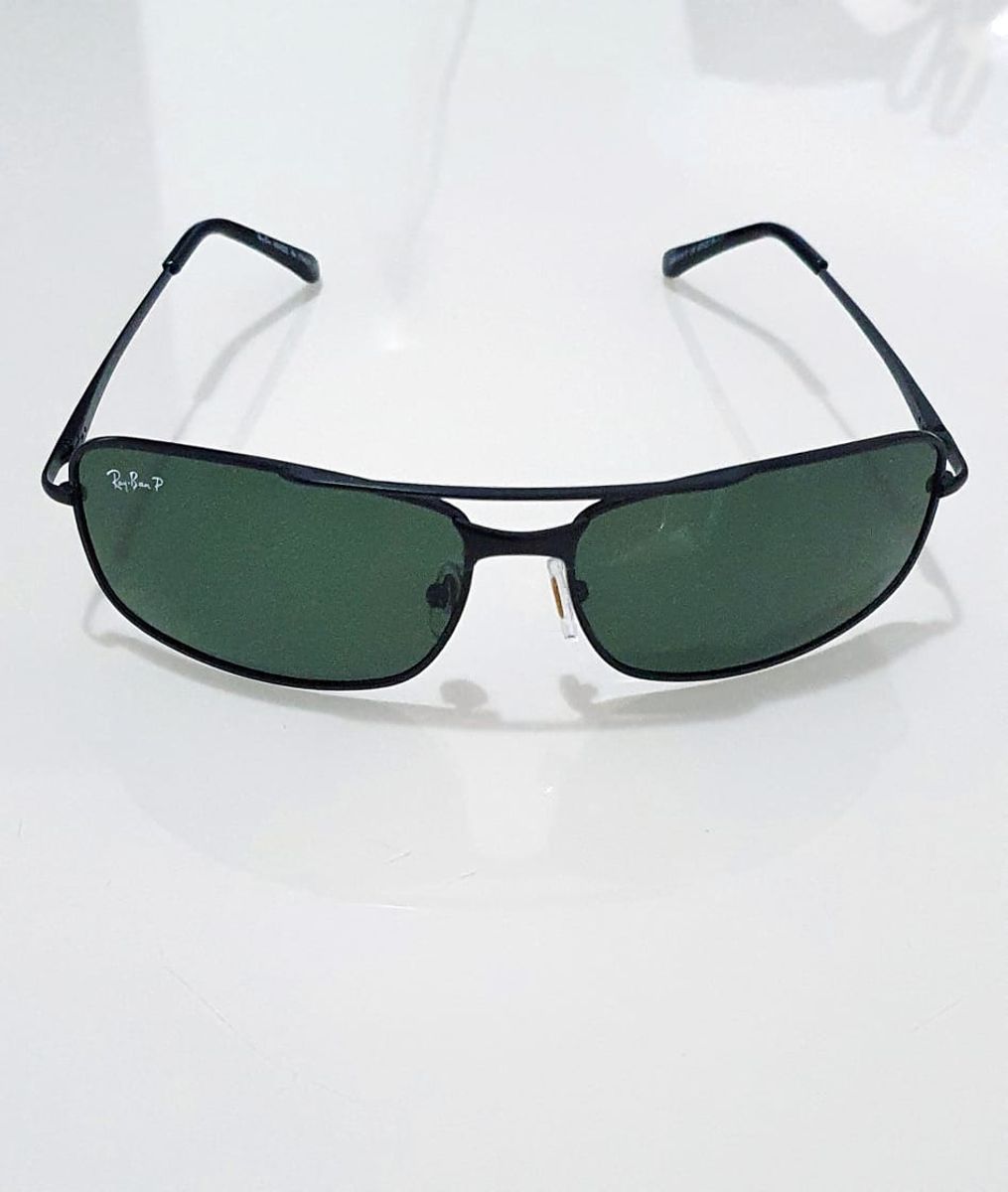 Óculos de Sol Ray Ban Polarizado Masculino Demolidor Lente Verde ...