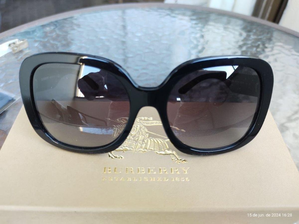Óculos Escuros Degradé Burberry Modelo B 4259 Made In Italy | Óculos ...