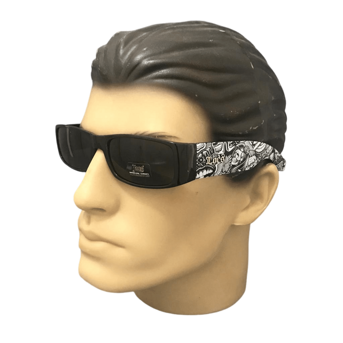 Óculos Locs 9006 Graffiti Skull 100% Original Rap Hip Hop Hardcore ...