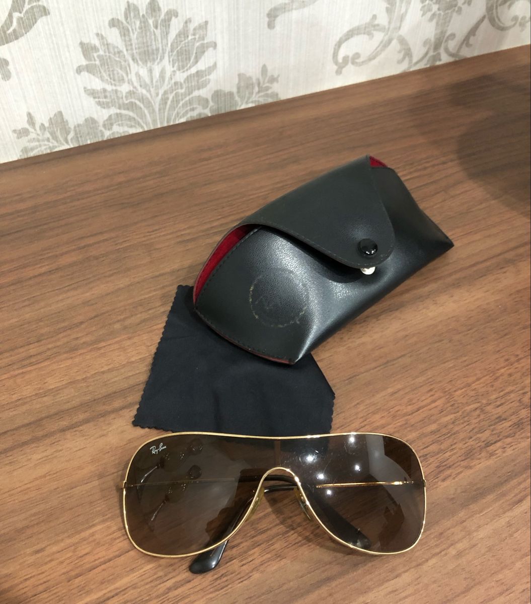 Óculos Original Ray Ban Máscara | Óculos Feminino Ray Ban Usado ...