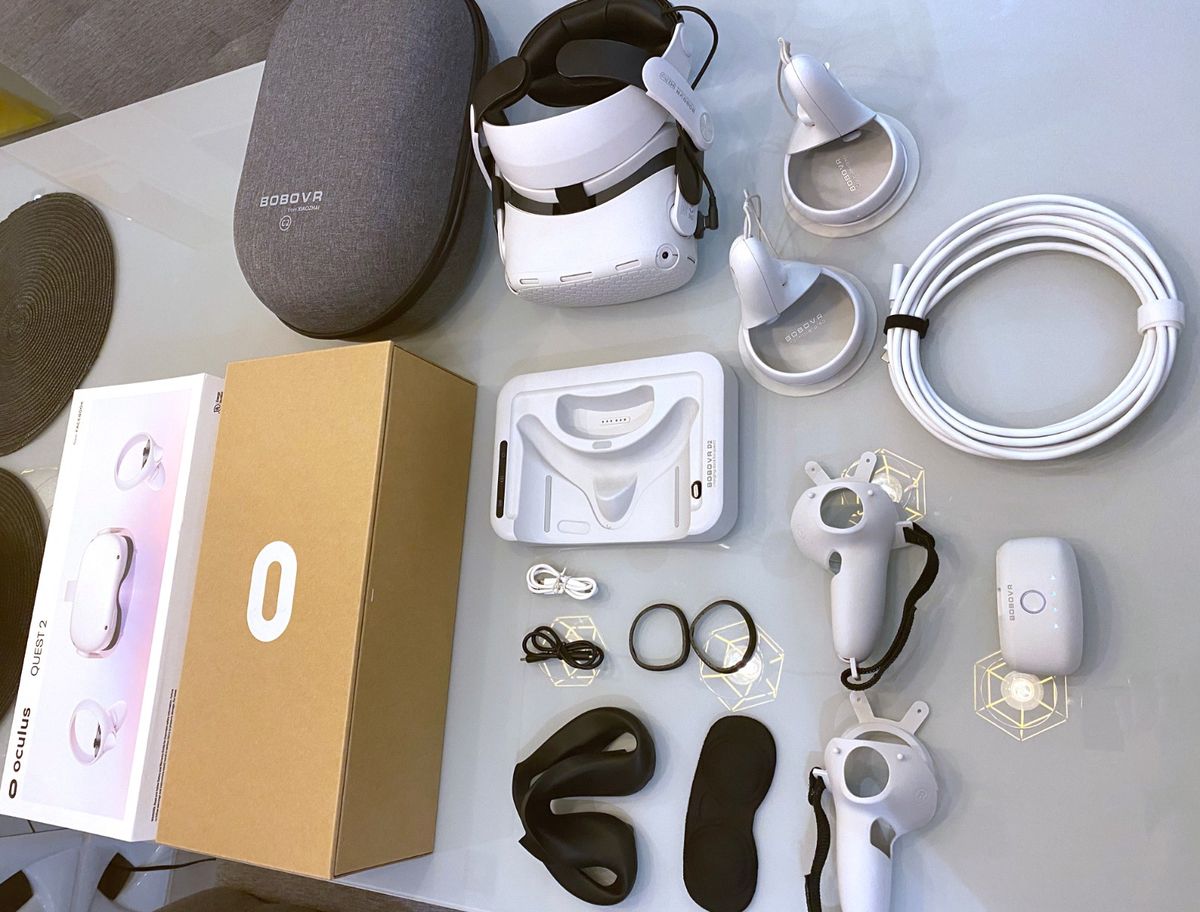 Oculus Quest 2 + Kit Completo | Item Info & Eletro Meta Usado 86834239 ...