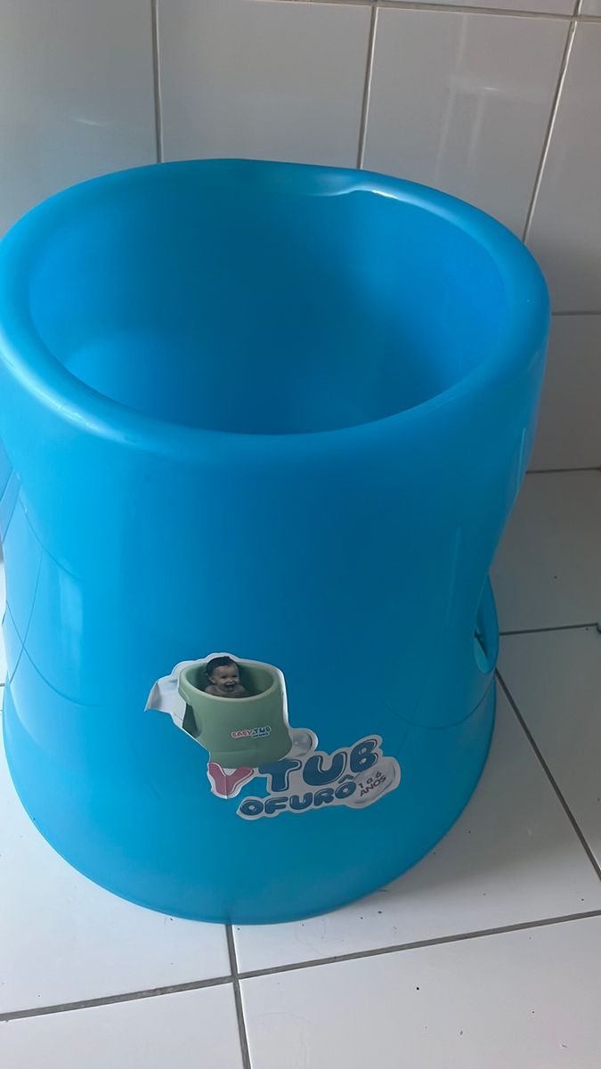 Ofurô Baby Tub Azul 1 a 6 Anos | Item Infantil Baby Tub Usado 86121566 ...