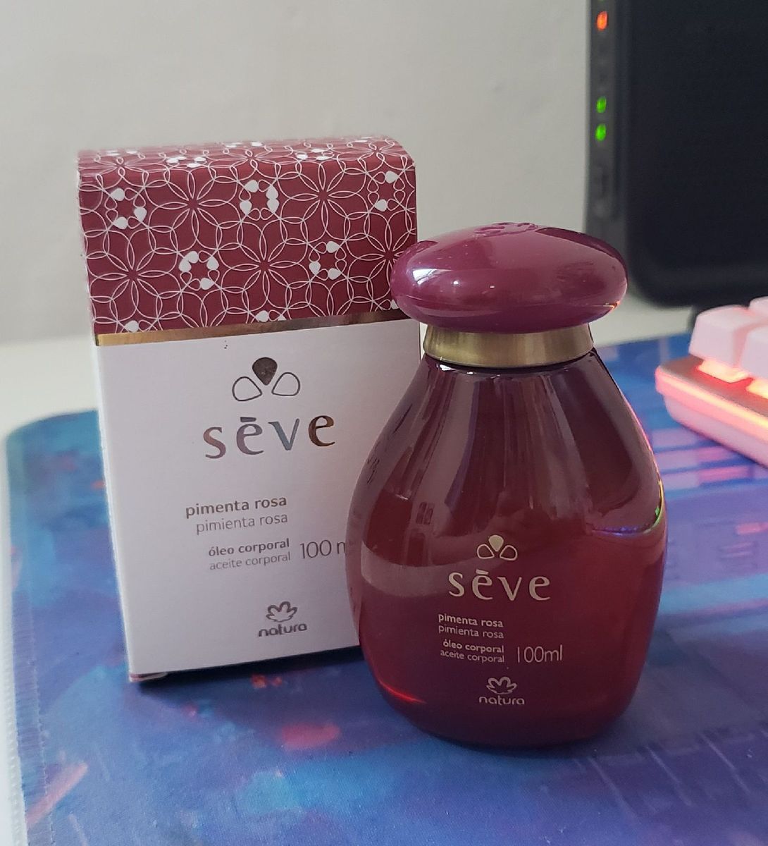 Óleo Corporal Pimenta Rosa Sève | Cosmético Feminino Natura Nunca Usado 77893257 | enjoei