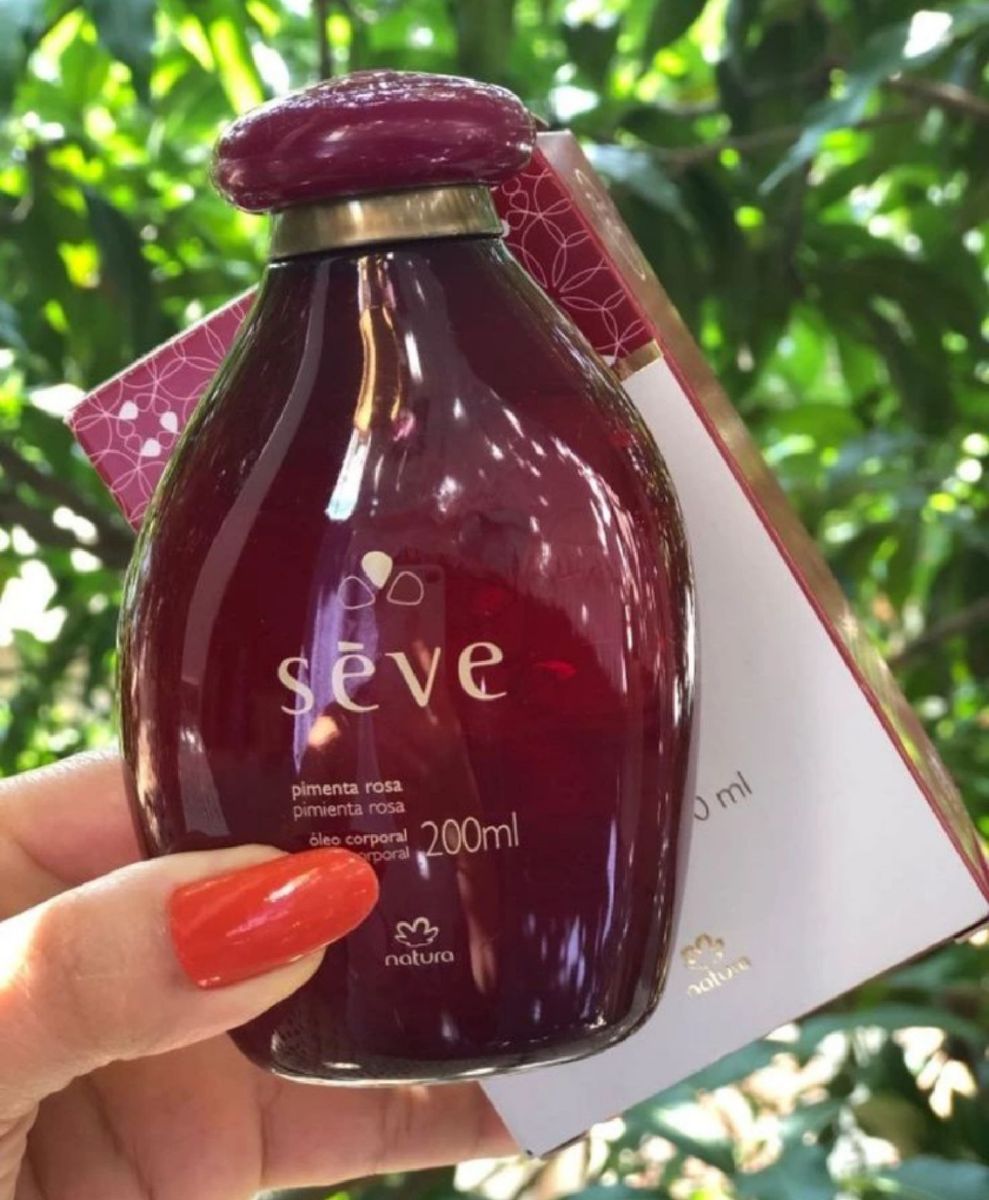 Óleo Corporal Seve Natura Pimenta Rosa | Cosmético Feminino Natura ...
