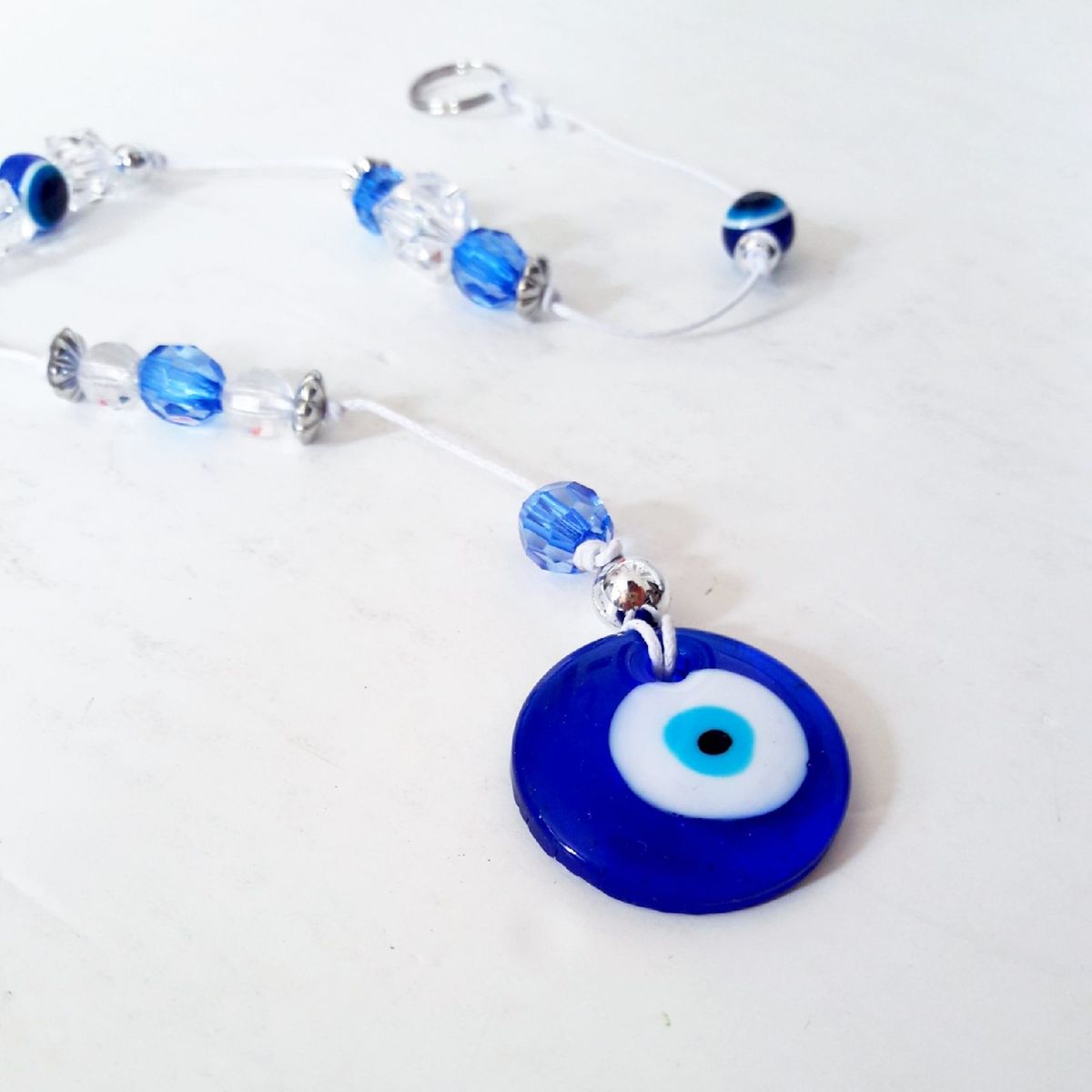 Olho Grego Murano Vidro Móbile Sorte Feng Shui | Item de Decoração ...