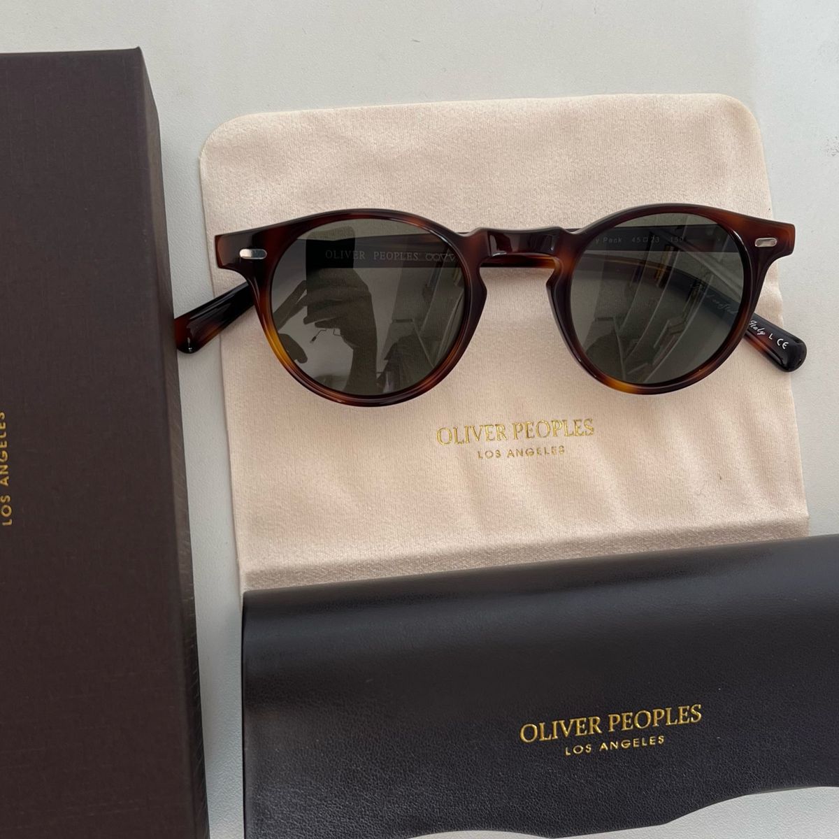 Oliver Peoples Gregory Peck Tartaruga | Produto Masculino Oliver ...