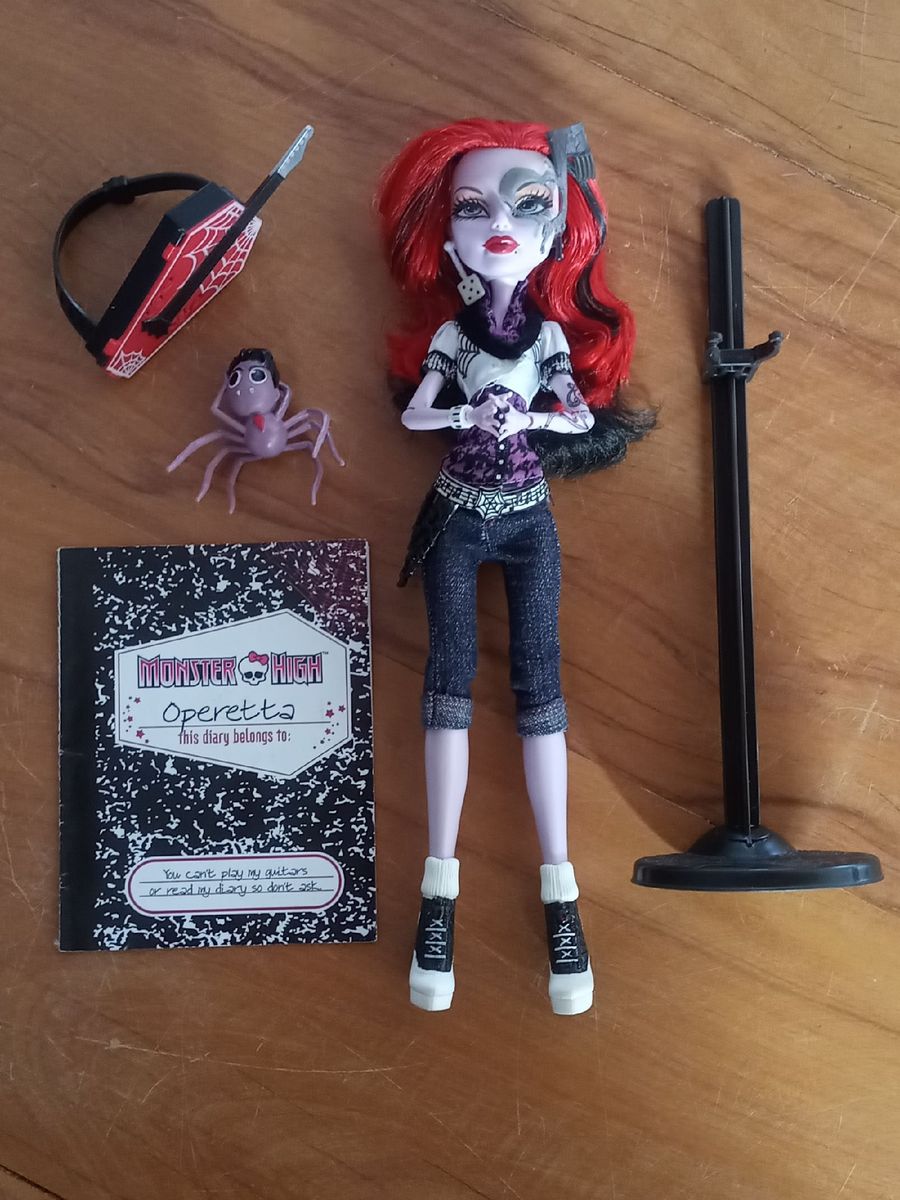 Operetta Monster High Boneca Original Mattel | Brinquedo Mattel Usado ...