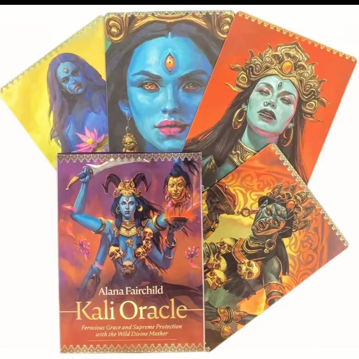 Oráculo da Deusa Kali - Kali Oracle - 44 Cartas | Jogo de Tabuleiro Kali Oracle's Nunca Usado ...
