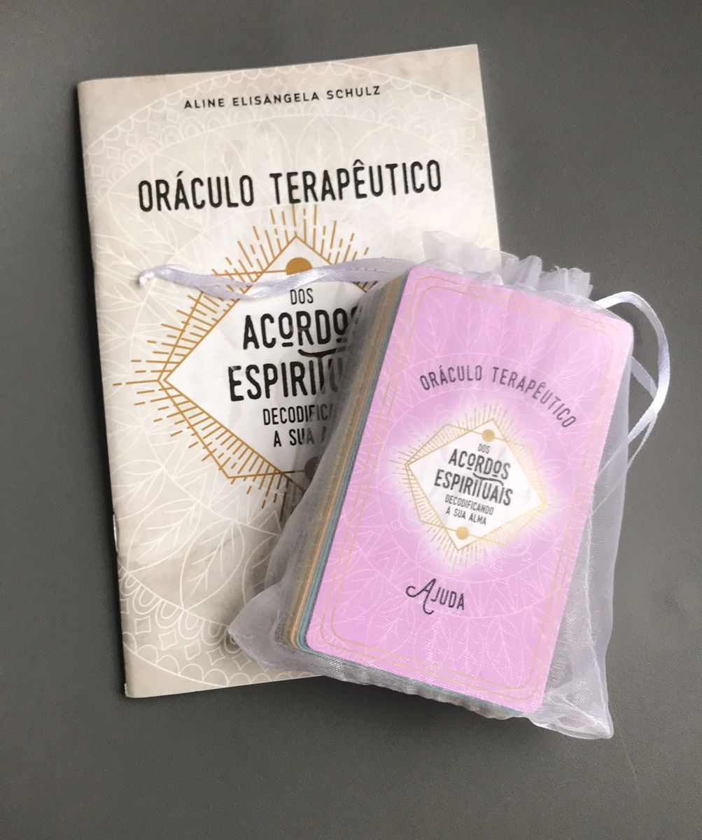 Oráculo Terapêutico Dos Acordos Espirituais | Livro Luz Da Serra Usado ...