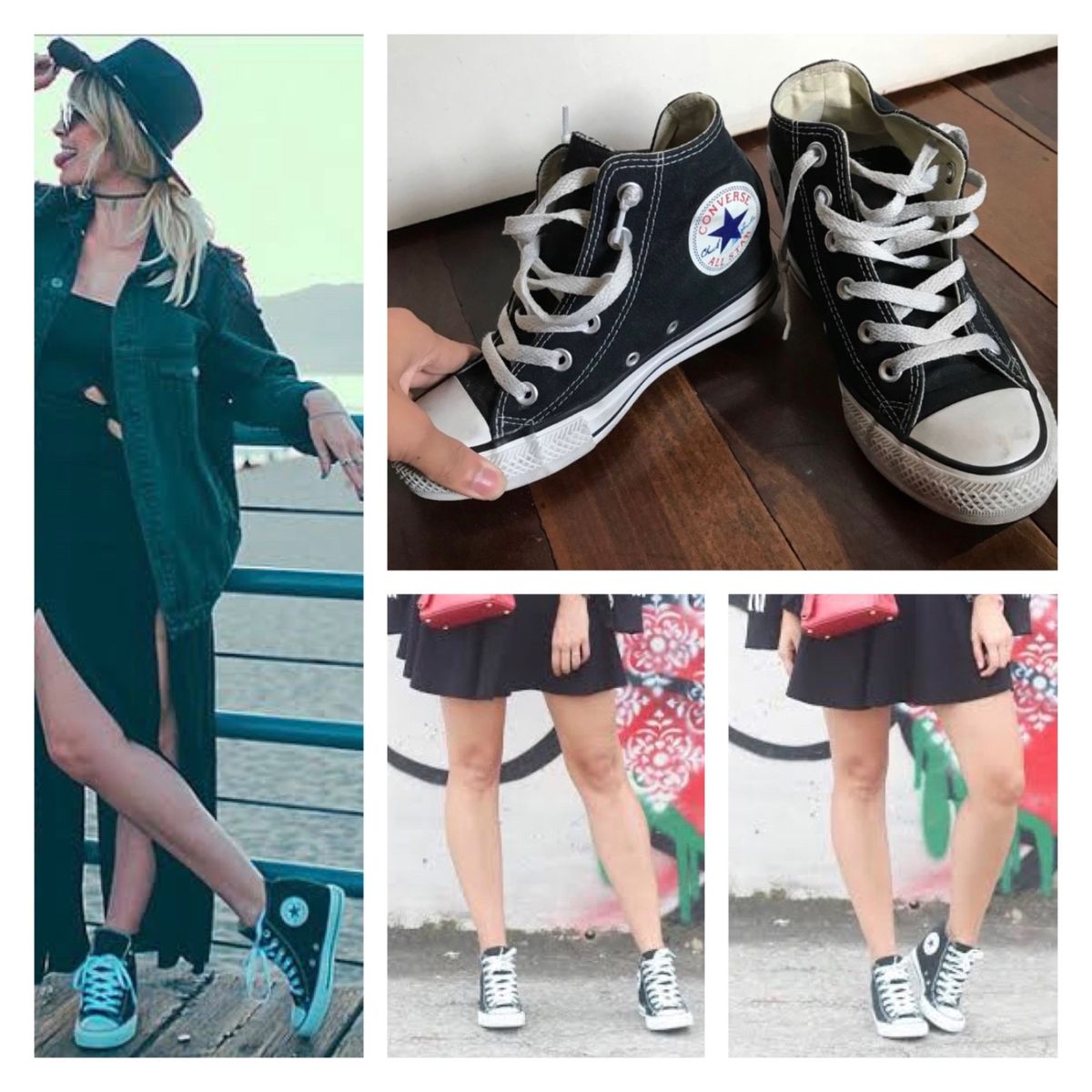 Original All Star Salto Interno | Tênis Feminino All Star Usado ...