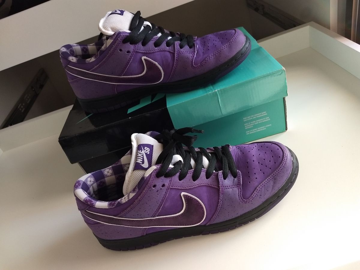 Original - Nike Sb Dunk Low Roxo Concepts Purple Lobster | Tênis ...