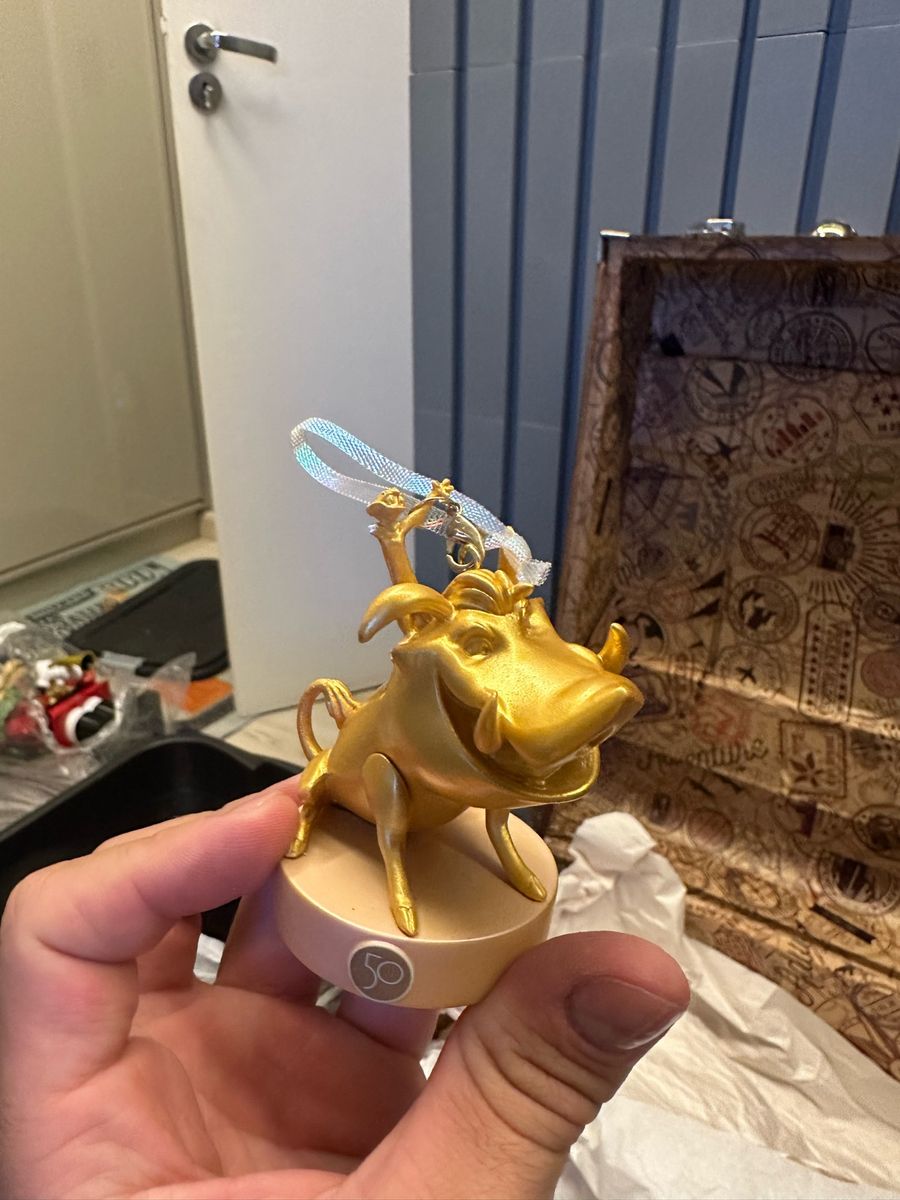 Ornamento Disney - Bumba 50 Anos | Item de Decoração Disney Nunca Usado ...