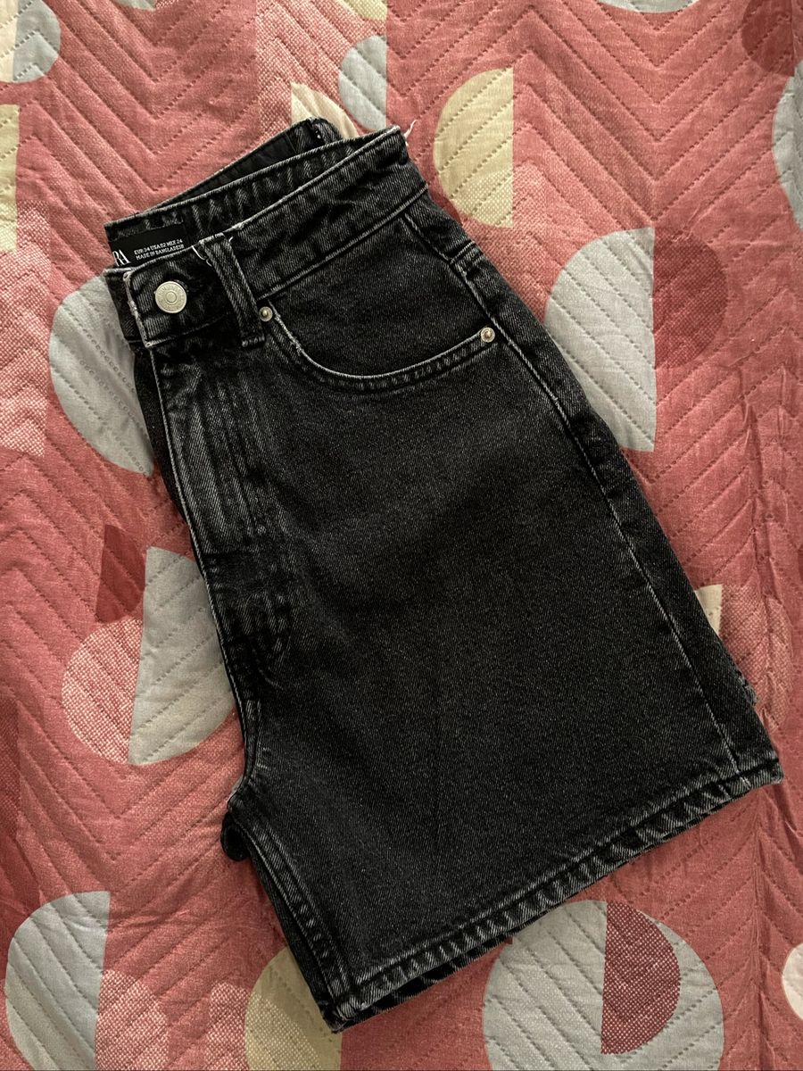 Os Anos 80 Estão de Volta | Shorts Feminino Zara Usado 56401335 | enjoei