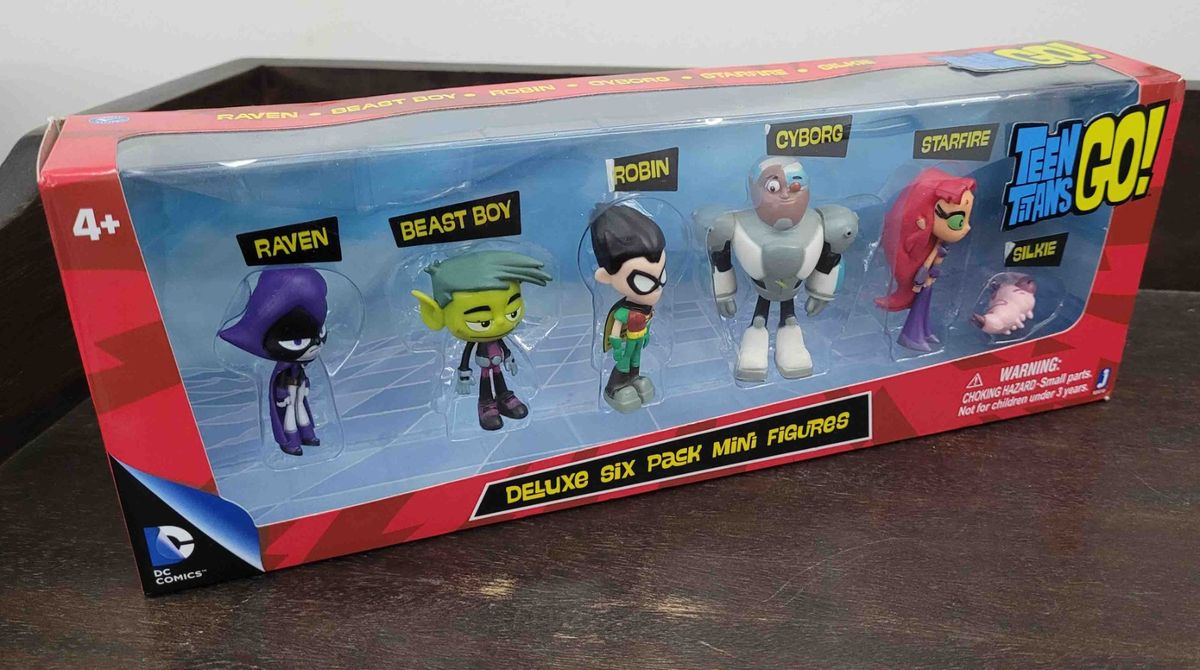 Os Jovens Titãs (teen Titans Go Deluxe Six Pack Mini Figures ...