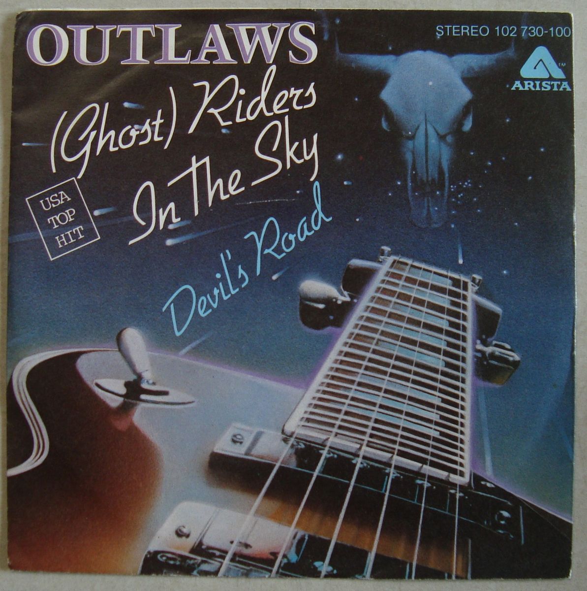 Outlaws 1980 (ghost) Riders In The Sky, Vinil Compacto 7 Importado ...