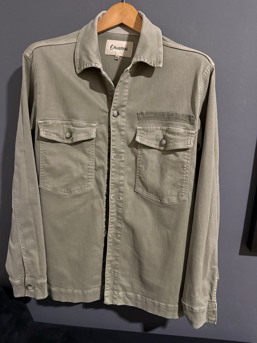 Overshirt Yosemite Verde Claro Austral | Casaco Masculino Austral Usado ...