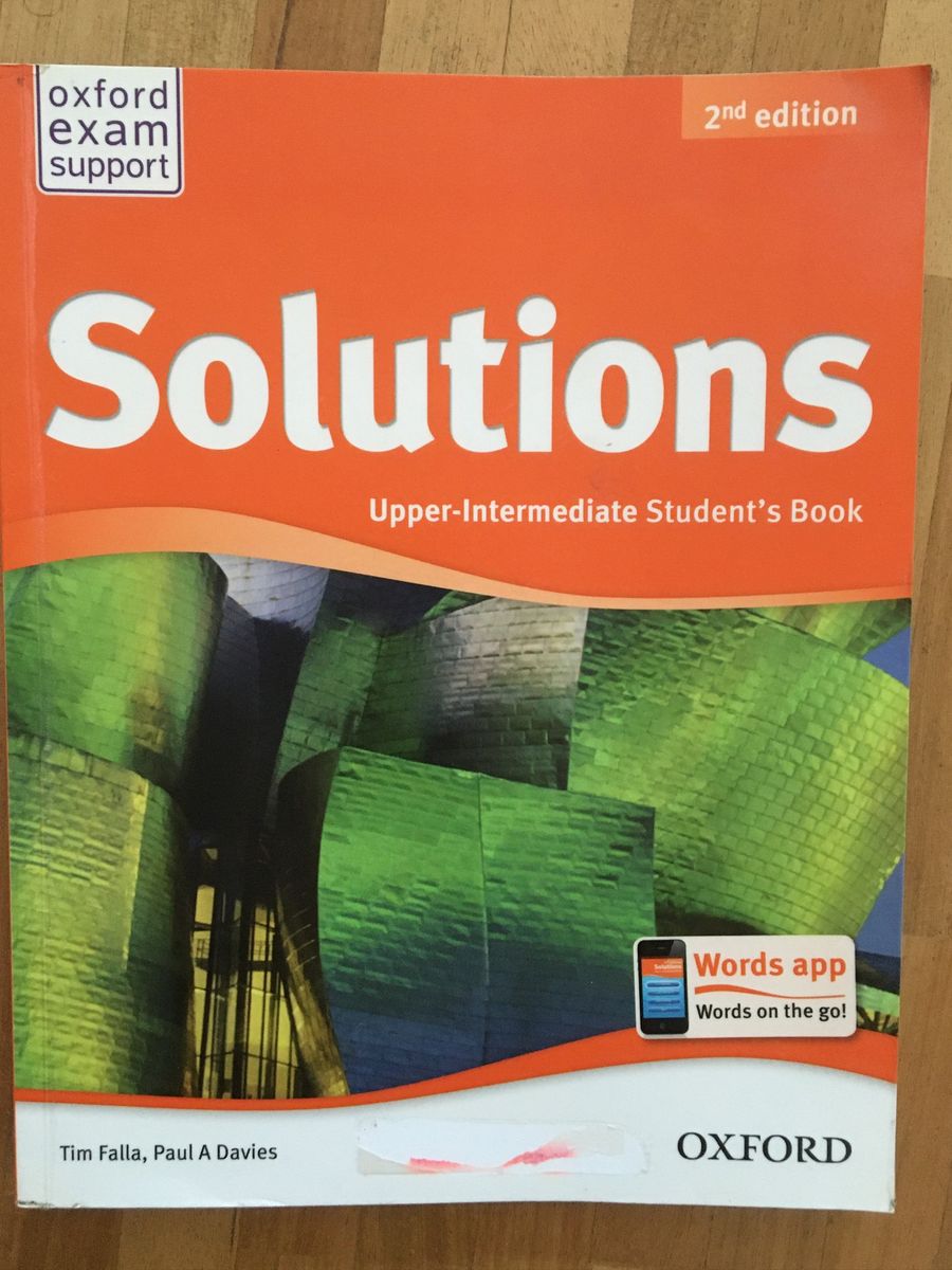 Oxford Solutions Upper Intermediate Students Book | Livro Oxford Usado ...