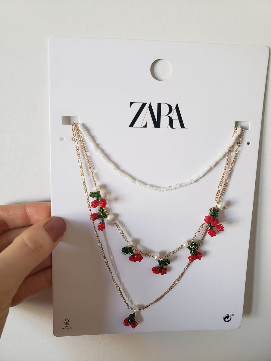 Pack de Colares Fun Zara | Bijuteria Feminina Zara Nunca Usado 57496735 ...