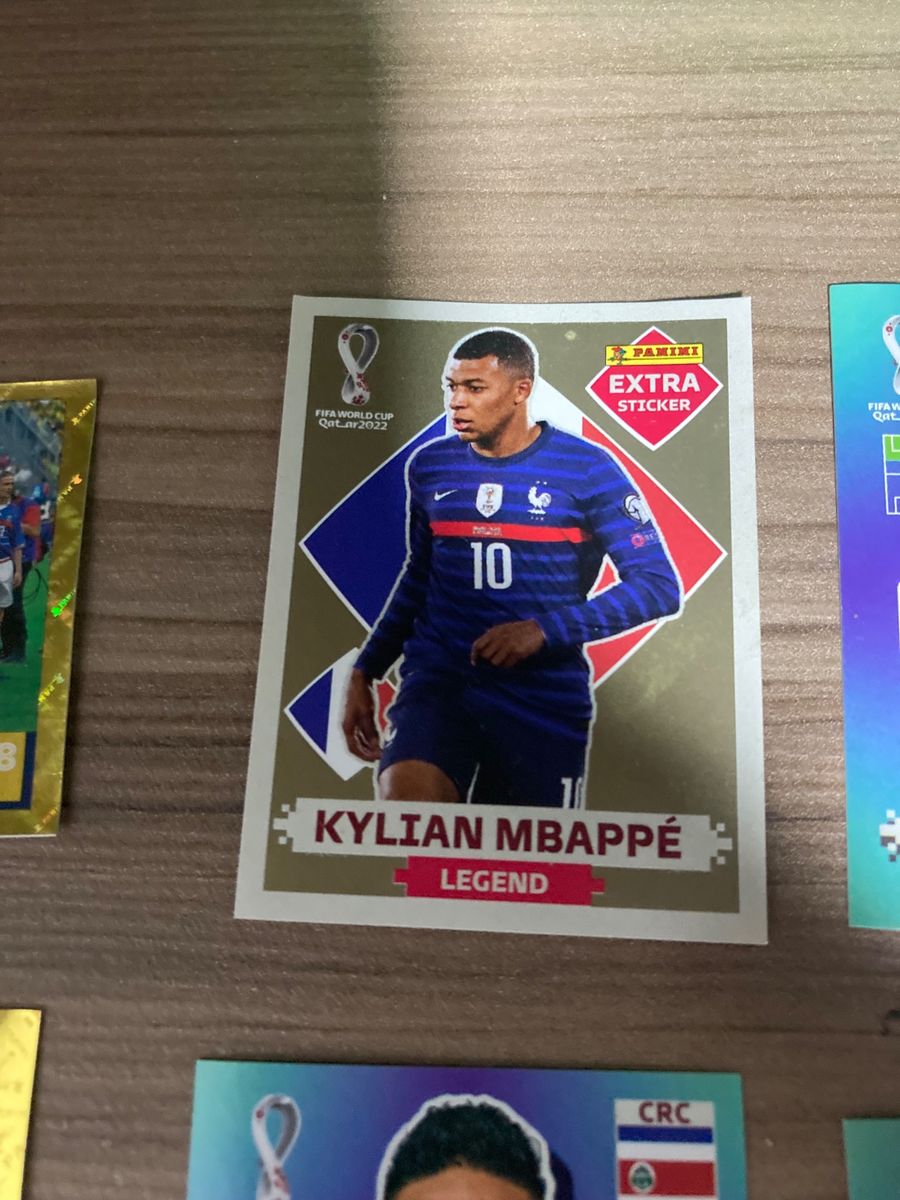 Pack de Figurinhas + Mbappé Legend Gold Original | Produto Vintage e ...