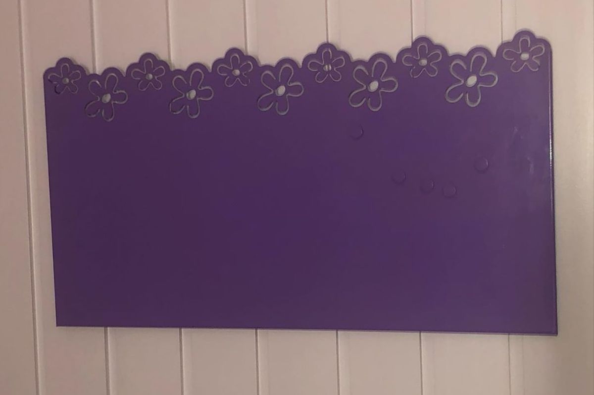 Painel de Imã Roxo | Item de Decoração Usado 41782529 | enjoei