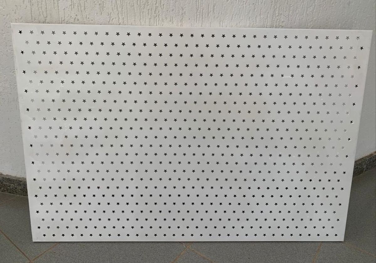 Painel Metálico Imã / Painel de Fotos Branco Grande | Item de Decoração ...