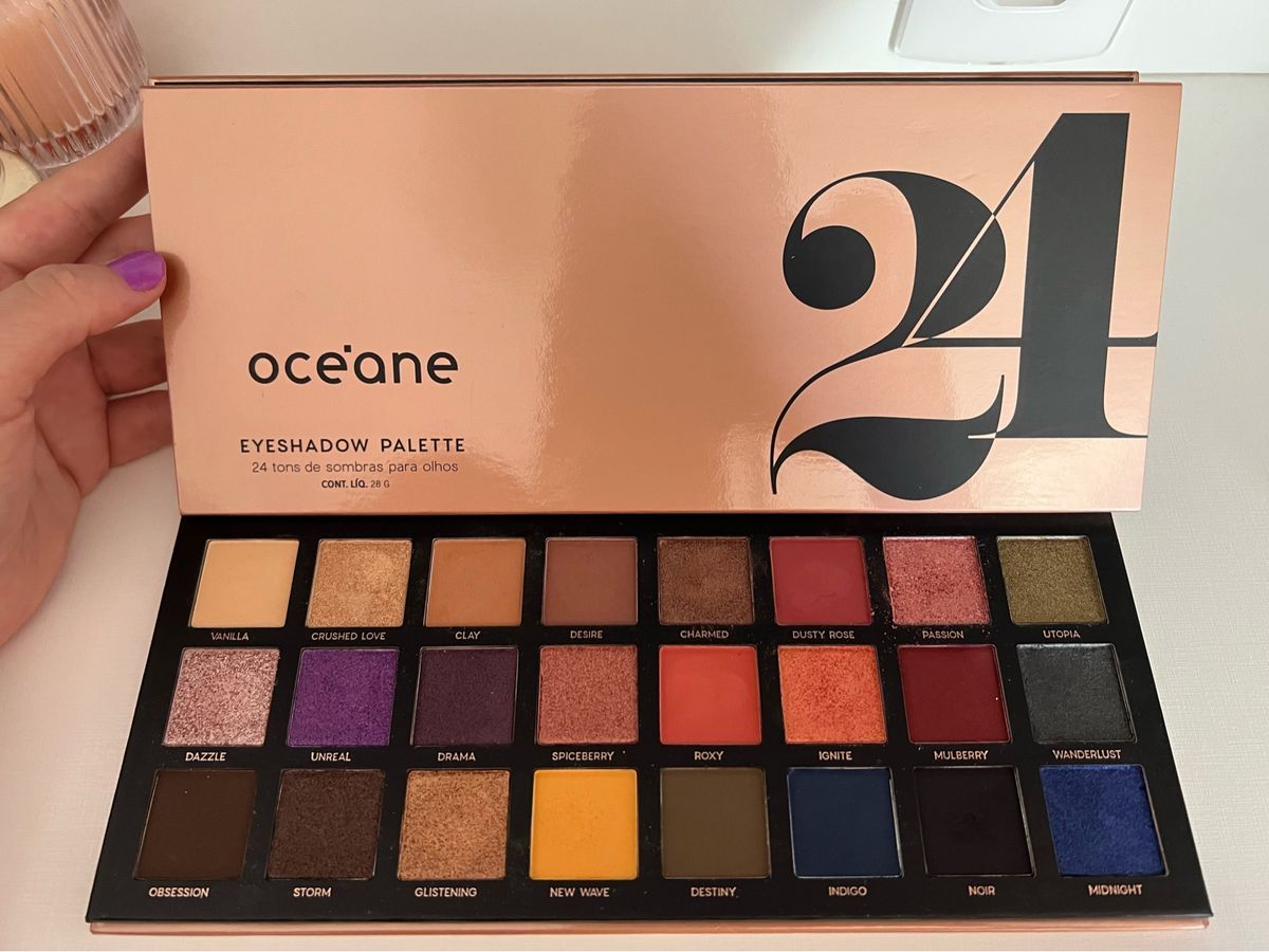 Paleta 24 Cores Oceane | Maquiagem Feminina Oceane Usado 106204311 | enjoei