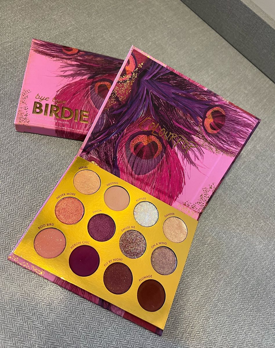Paleta Colour Pop Bye Bye Birdie | Maquiagem Feminina Colour Pop Usado ...
