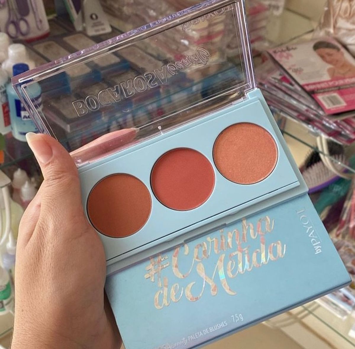 Paleta de Blush Boca Rosa + Brinde Surpresa | Maquiagem Feminina Boca ...