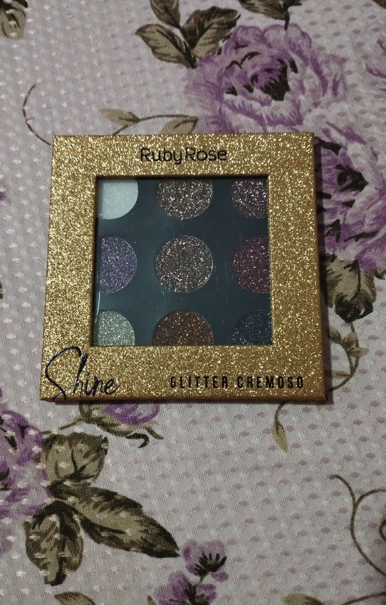 Paleta de Sombra Ruby Rose, Glitter Cremoso | Maquiagem Feminina Ruby ...