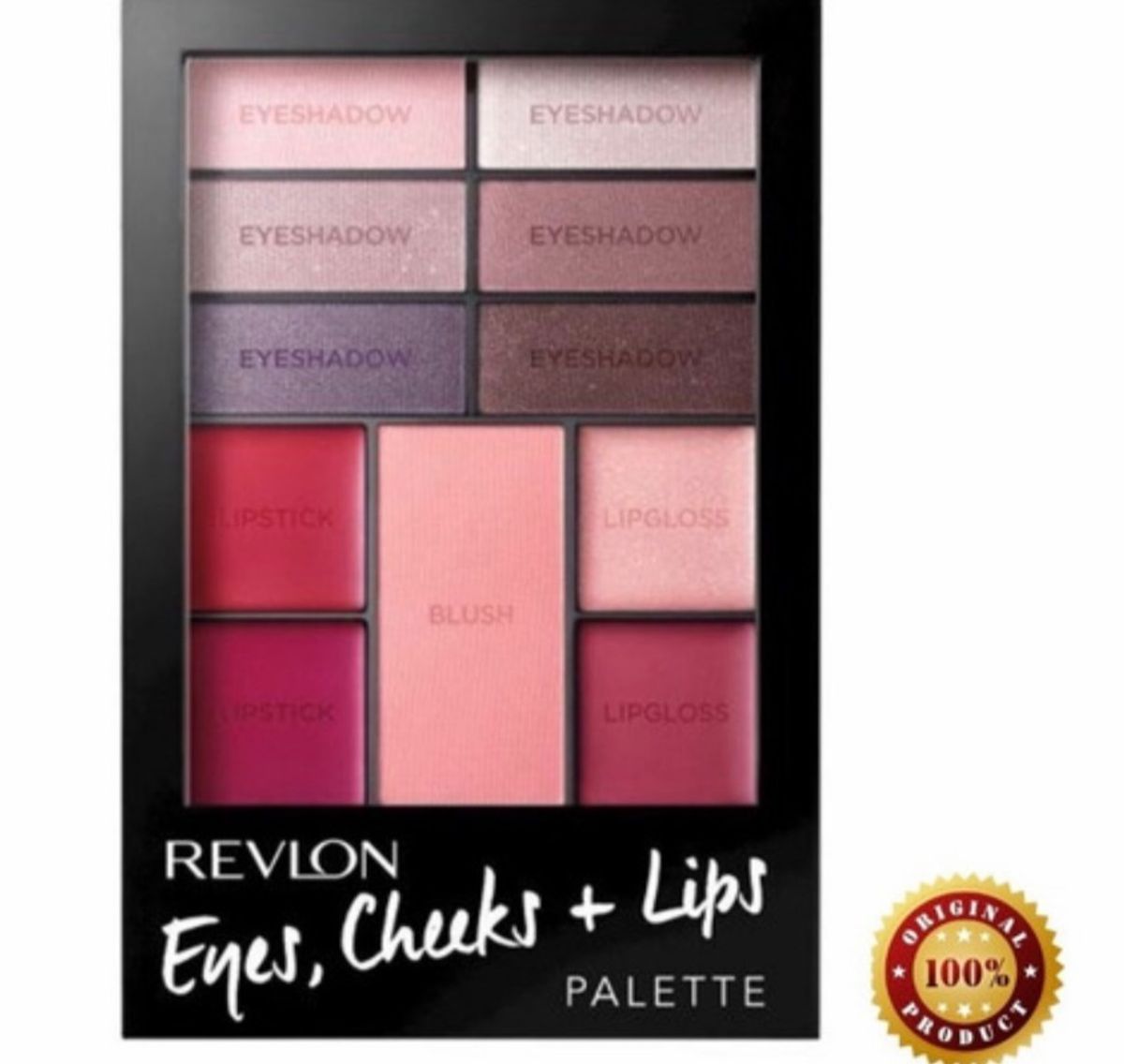 Paleta de Sombras, Blush e Batom Revlon 300 - Berry In Love | Maquiagem ...
