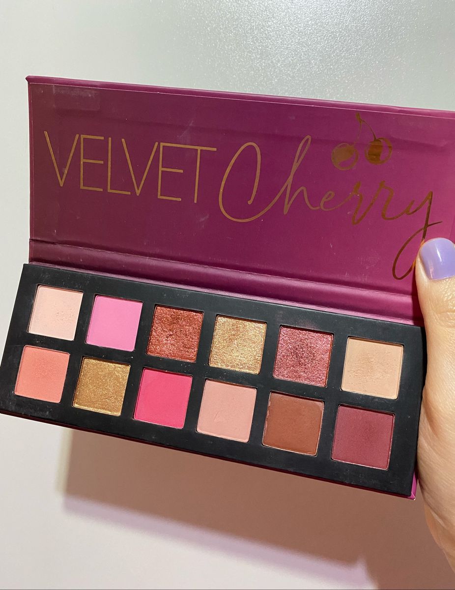 Paleta de Sombras Primark Velvet Cherry | Maquiagem Feminina Primark ...