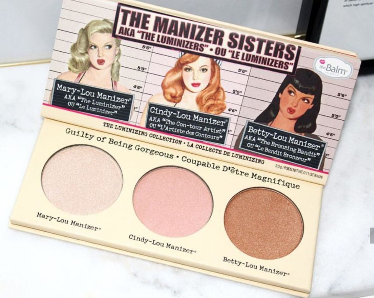 Paleta Iluminadores The Balm Manizer Sisters | Maquiagem Feminina The ...