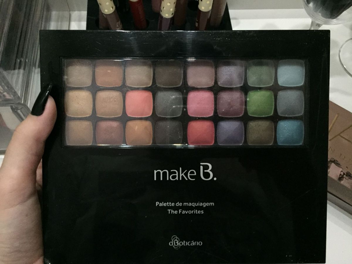 Paleta Make B de 48 Cores de Sombras | Maquiagem Feminina Make B Nunca ...