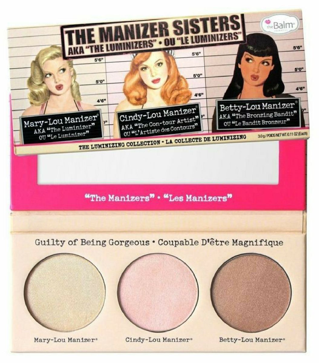 Paleta Manizer Sisters The Balm | Maquiagem Feminina The Balm Nunca ...