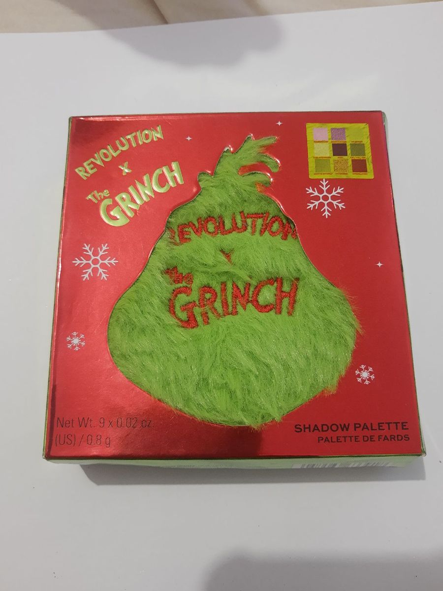 Paleta O Grinch Revolution | Maquiagem Feminina Revolution Usado ...