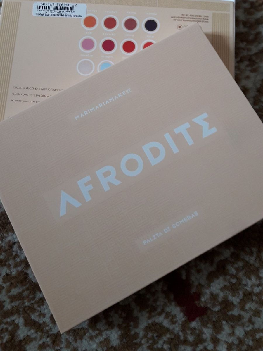 Paleta Sombra Nova Mari Maria Afrodite | Maquiagem Feminina Mari Maria ...