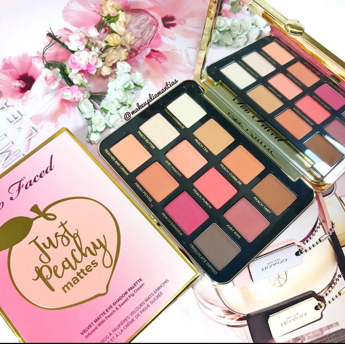 Paleta Too Faced Nova Original Just Peachy Mattes | Maquiagem Feminina ...