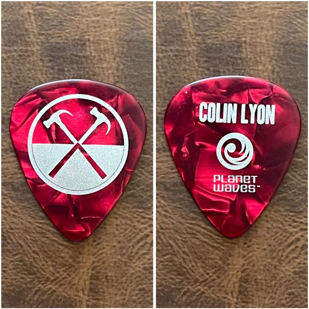 Palheta Guitarra Colin Lyon Banda Roger Waters Stage | Cacareco Planet ...