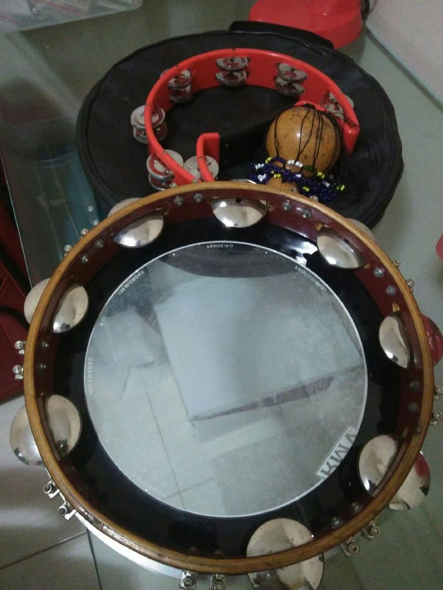 Pandeiro, Meia Lua e Xekere | Produto Masculino Instrumento Musical ...