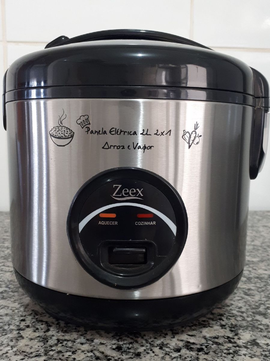 Panela Elétrica 2l 2x1 Arroz e Vapor | Móvel de Cozinha Zeex Usado 74101730 | enjoei