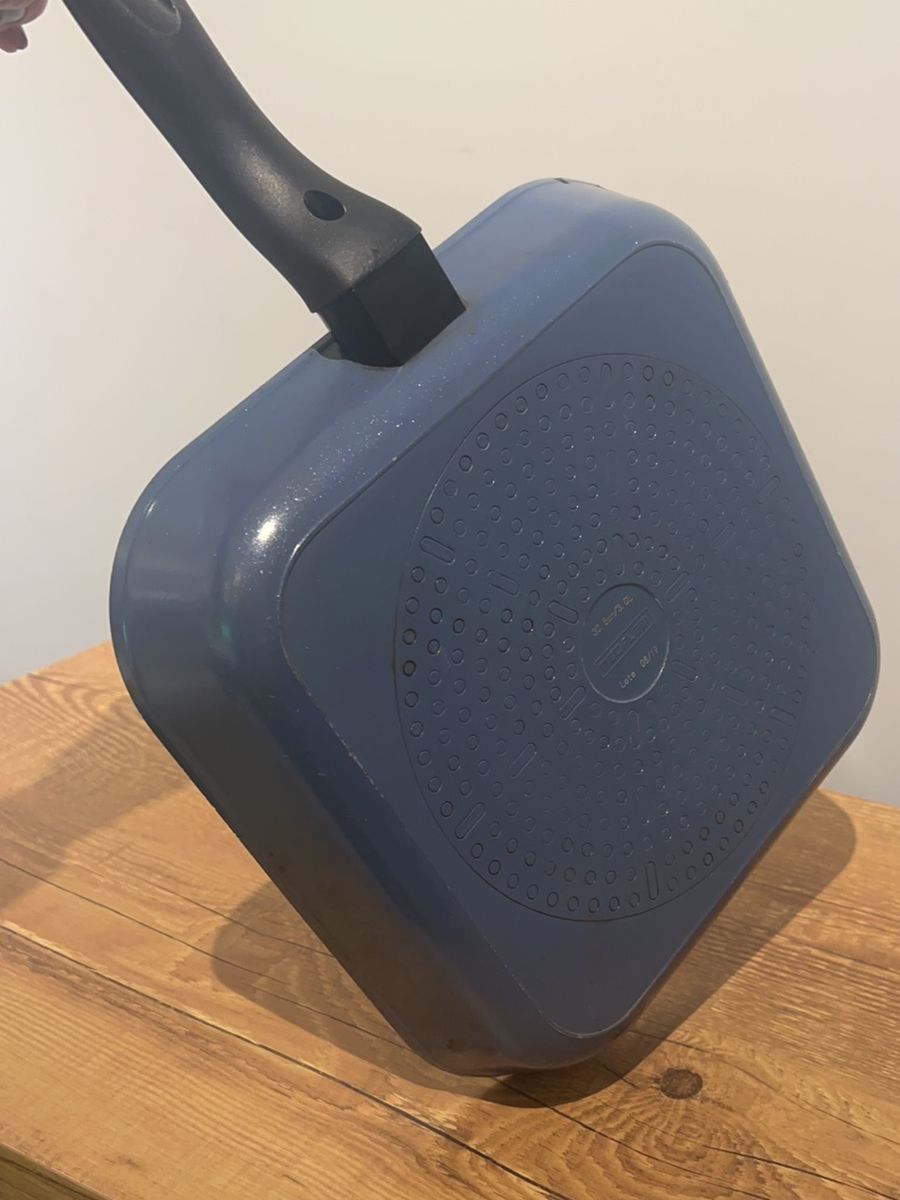 Panela Retangular Cerâmica Azul | Móvel de Cozinha Neoflam Usado ...