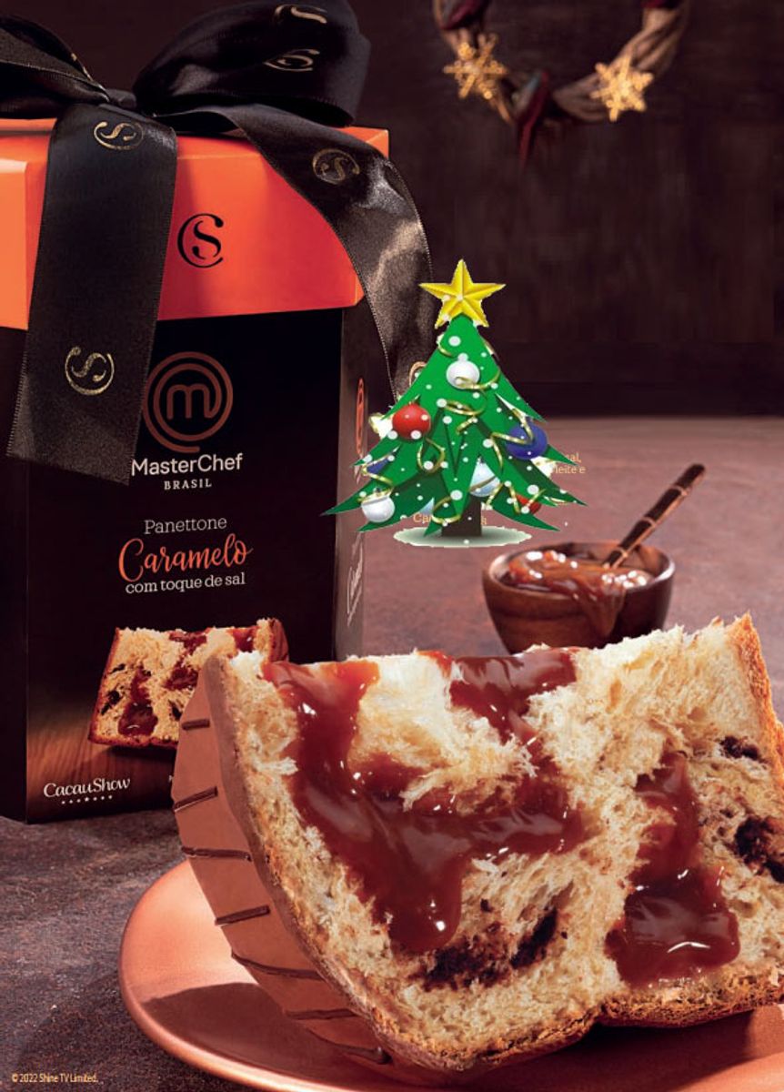 Panettone Masterchef Caramelo com Sal 670g | Móvel de Cozinha Caramelo ...