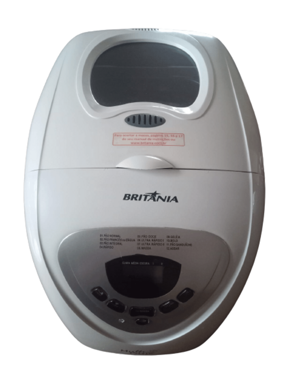 Panificadora Marca Britânia - Modelo Multipane 127 Volts - Branca ...
