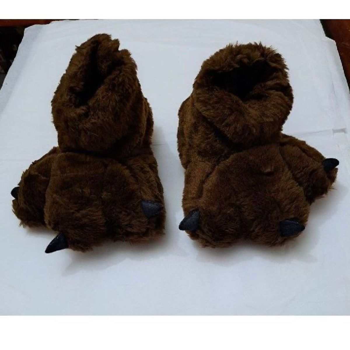 Pantufa de Garra Infantil Marrom | Pelúcia Nunca Usado 85734163 | enjoei