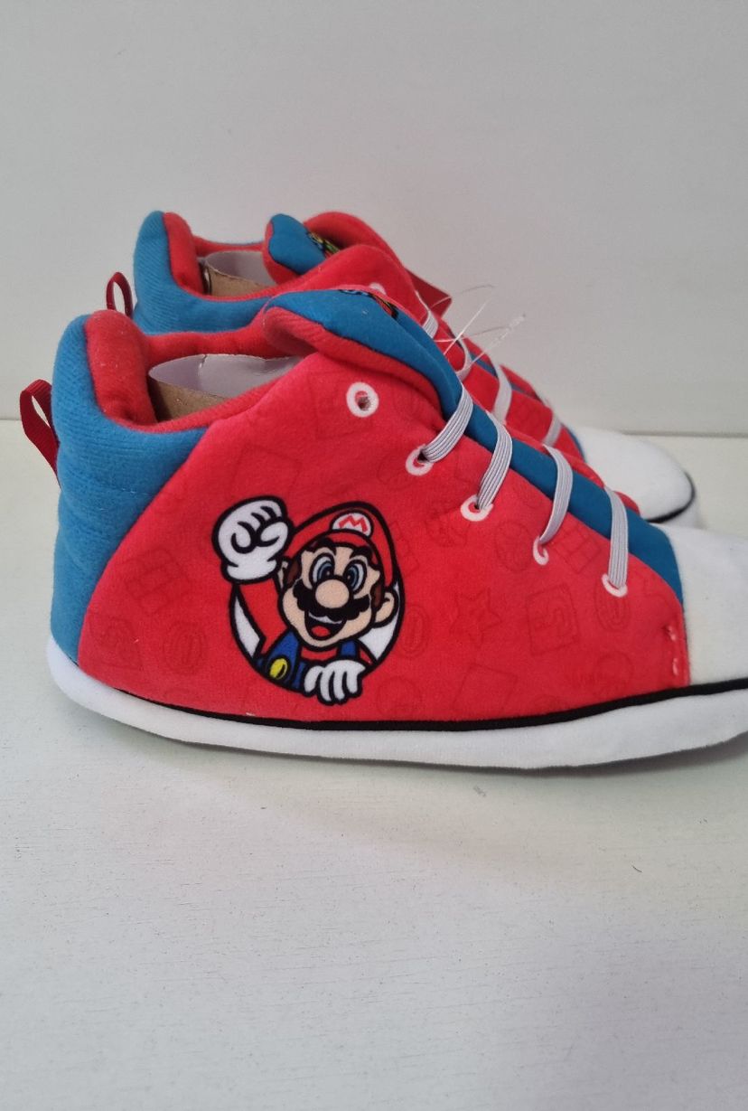 Pantufa Tênis Mario Bross Original Adulto 36/38 Nova Na Etiqueta ...