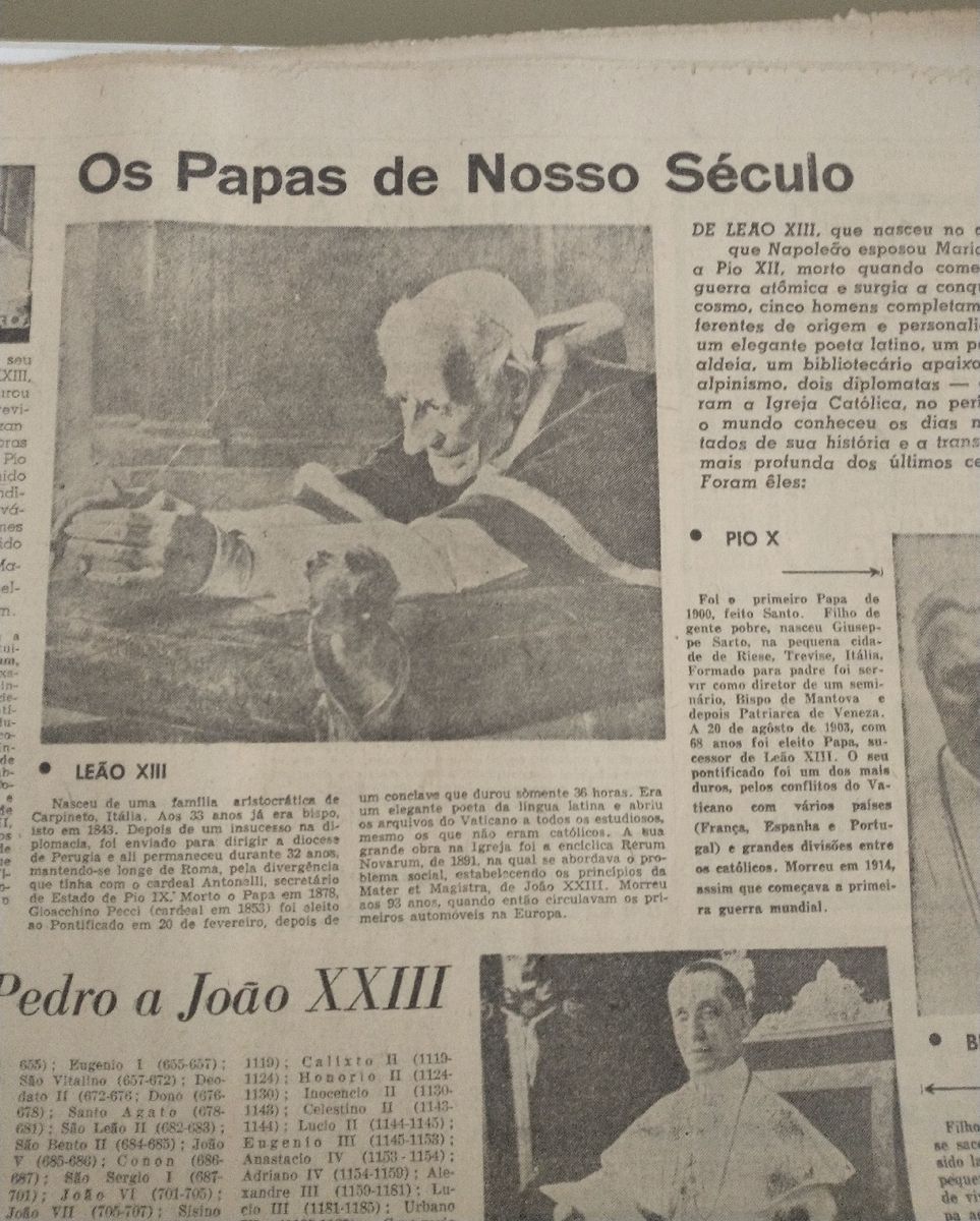 Para Quem Quer Conhecer Os Papas do Século Xx | Produto Vintage e Retro ... Para Quem Quer Conhecer Os Papas do Século Xx | Produto Vintage e Retro ...