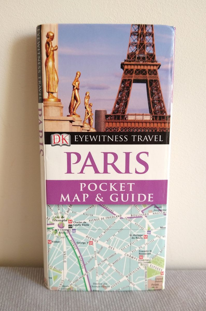 Paris - Pocket Map And Guide | Livro Dk Eyewitness Travel Guide Usado ...