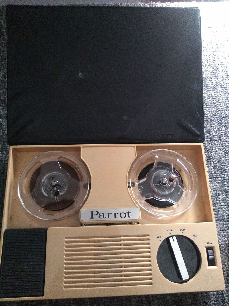 Parrot Tape Recorder (gravador de Fita) Raridade, Original e em ...