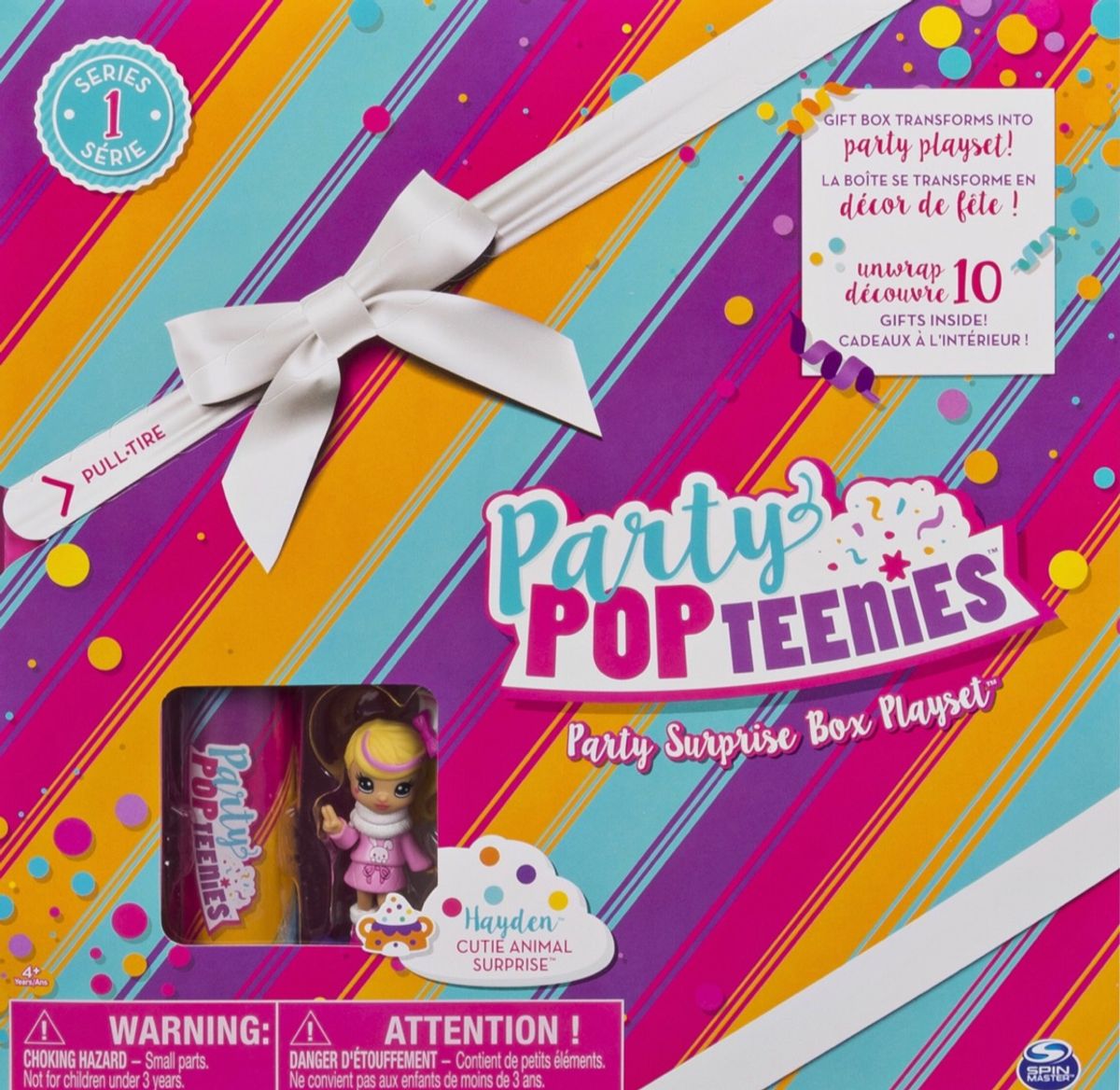 Party Pop Teenies Party Surprise Box Playset | Brinquedo Spin Master ...