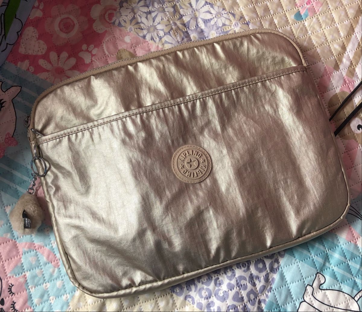 Pasta Kipling Dourada | Computador Notebook Kipling Usado 47254367 | enjoei